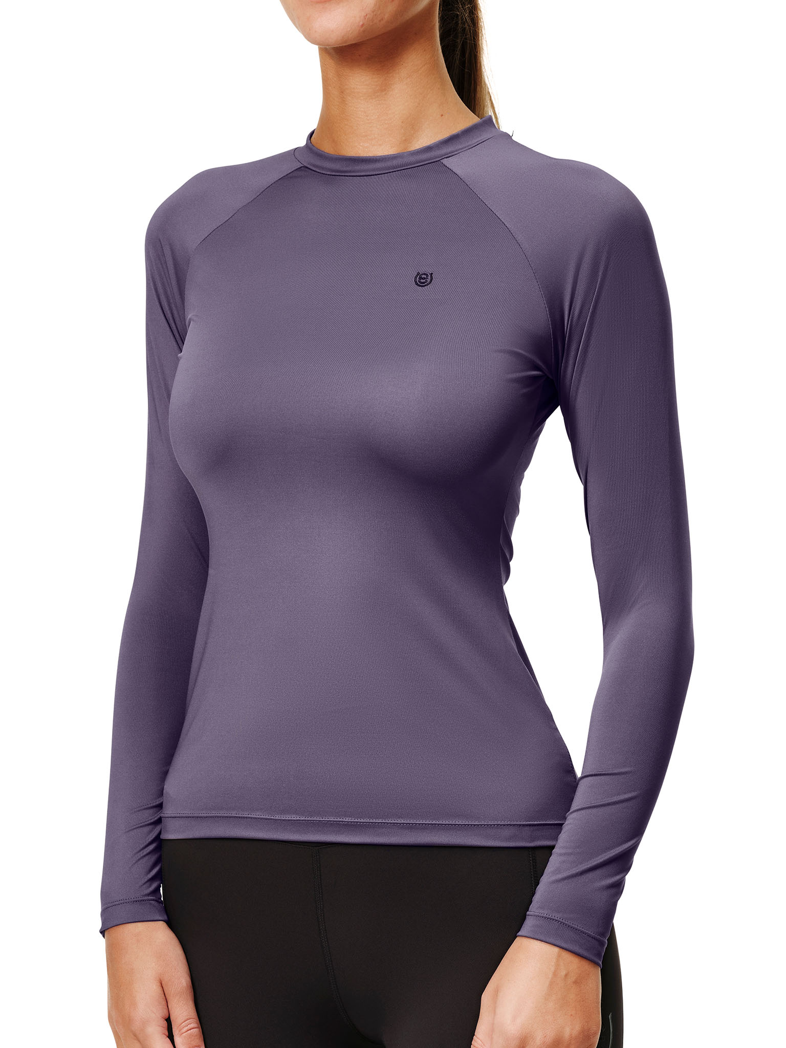Dynamic Base Layer Top Dark Violet | Equestrian Stockholm