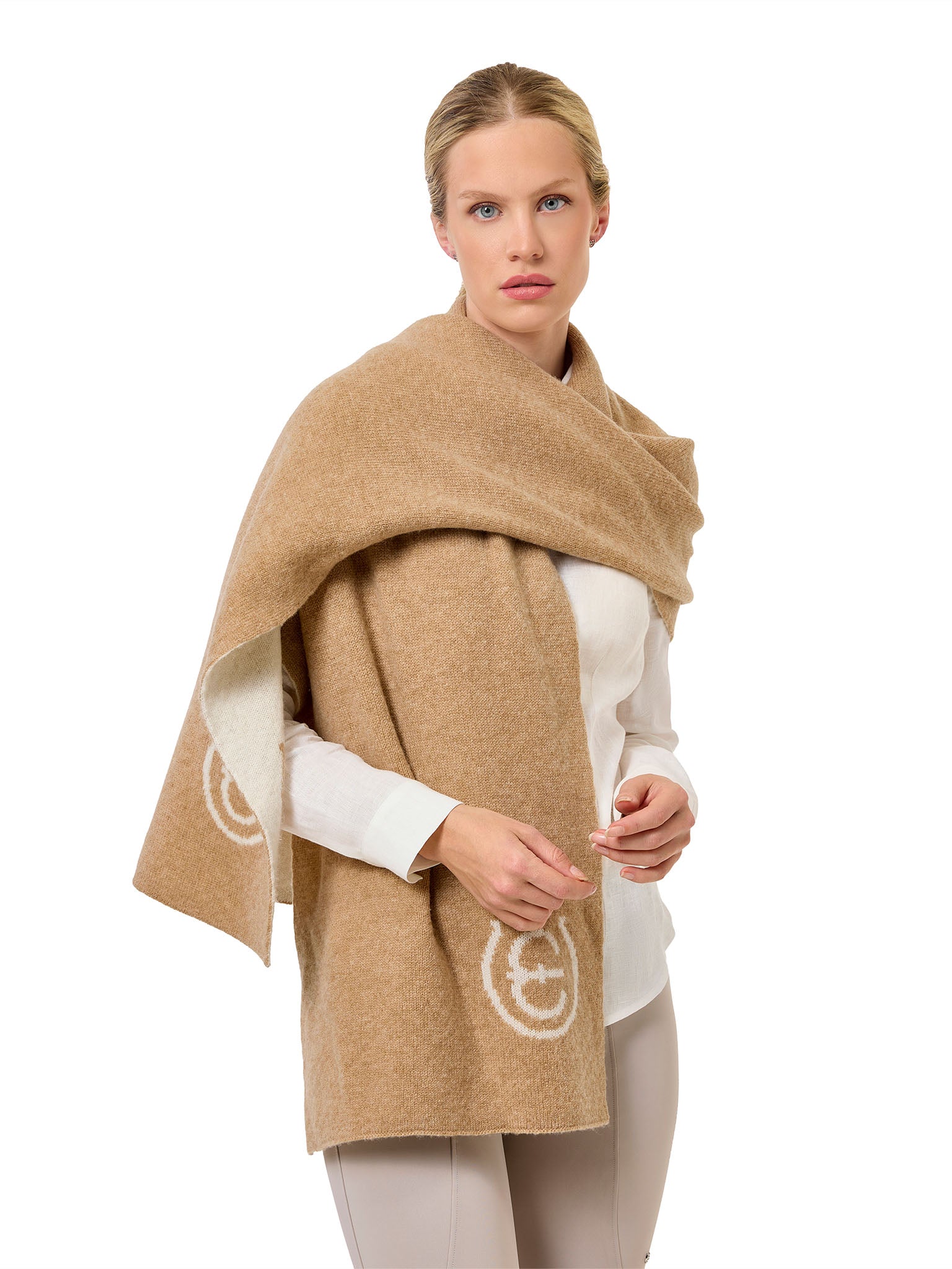 Woven Scarf Sand | Equestrian Stockholm