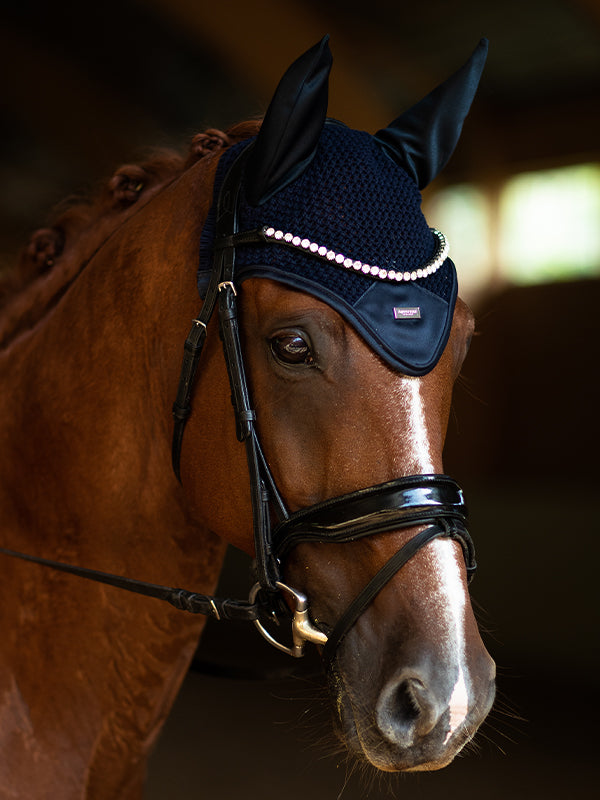 Ear Bonnet Modern Tech Navy – Equestrian Stockholm